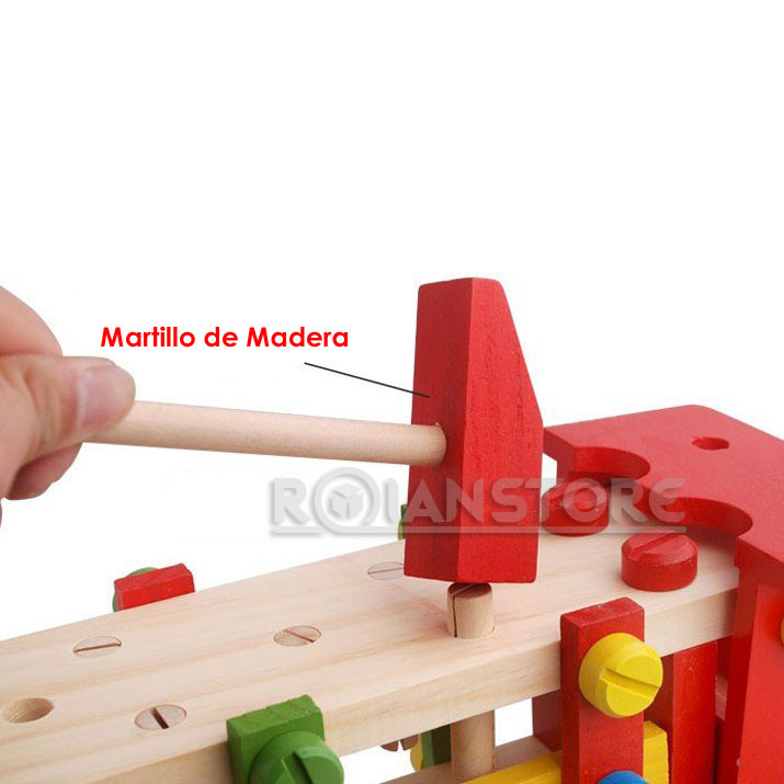 Camión Madera Ensamble Para Armar con Tornillos y Martillo – Roian Store