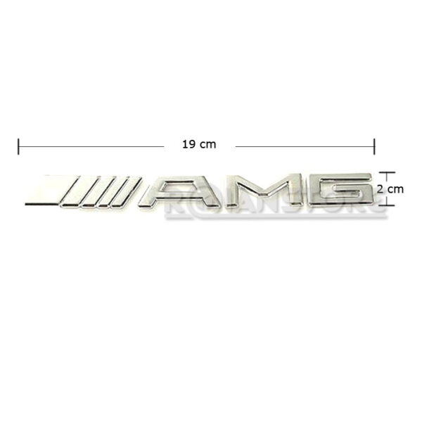 Logo para Mercedes Benz Emblema Amg Cromado 19 x 2 cm – Roian Store