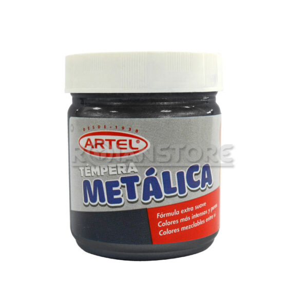 Tempera Metálica Negra 100ml – Roian Store