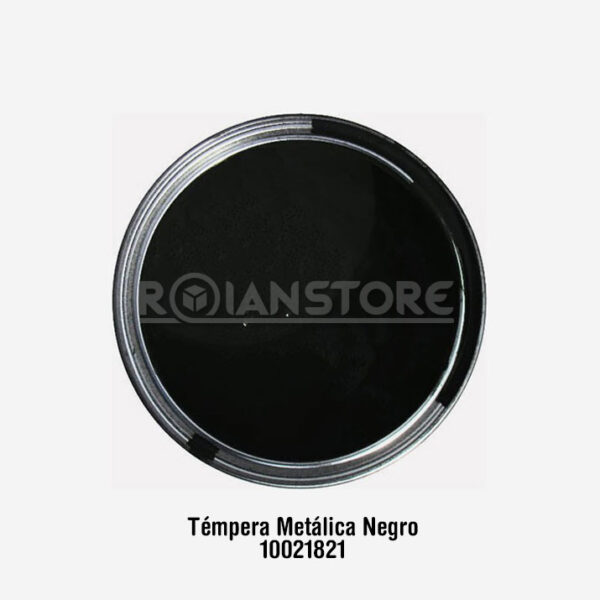 Tempera Metálica Negra 100ml – Roian Store