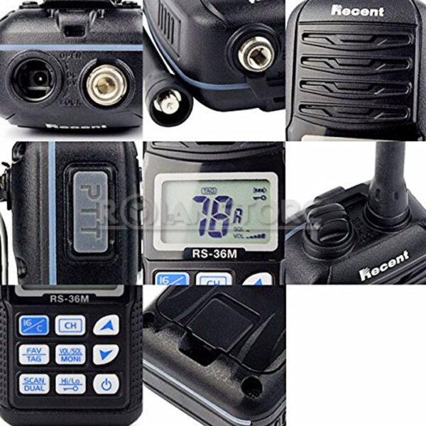 Radio Transmisor VHF Marina RS-36M 5W Sumergible y Flota – Roian Store