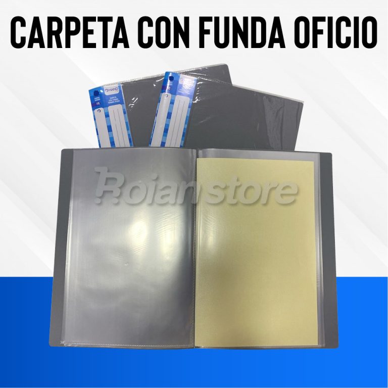 Pack Carpeta 30 Fundas Transparentes Oficio 11und Hand – Roian Store